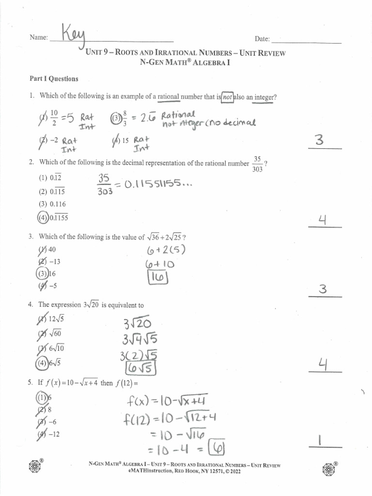 U9 Review Key NG | PDF