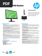 HP EliteDisplay E243 23.8-Inch Monitor Datasheet | PDF | Computer ...