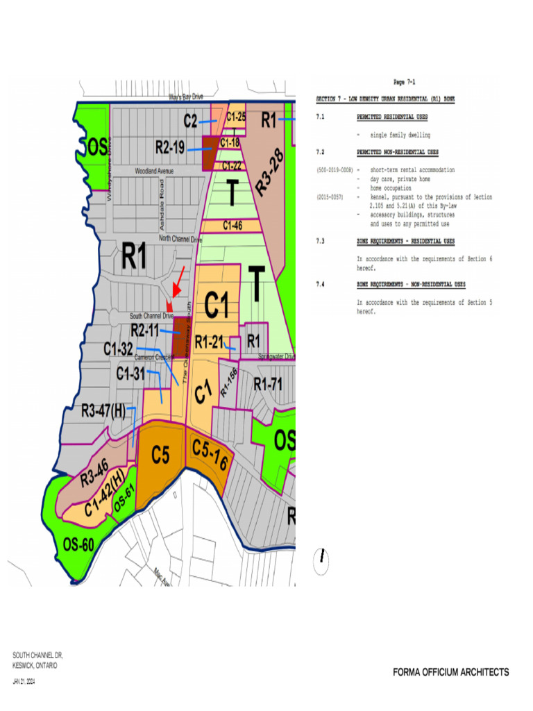 South Channel Drive - Zoning Analysis | PDF | Length | Units Of Measurement