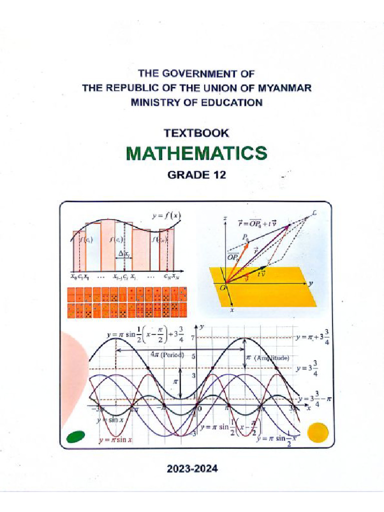 G 12 Math Textbookအကြည် | PDF