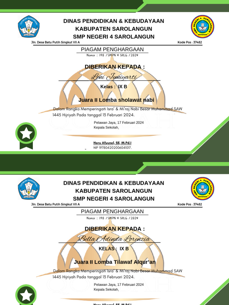 Piagam | PDF
