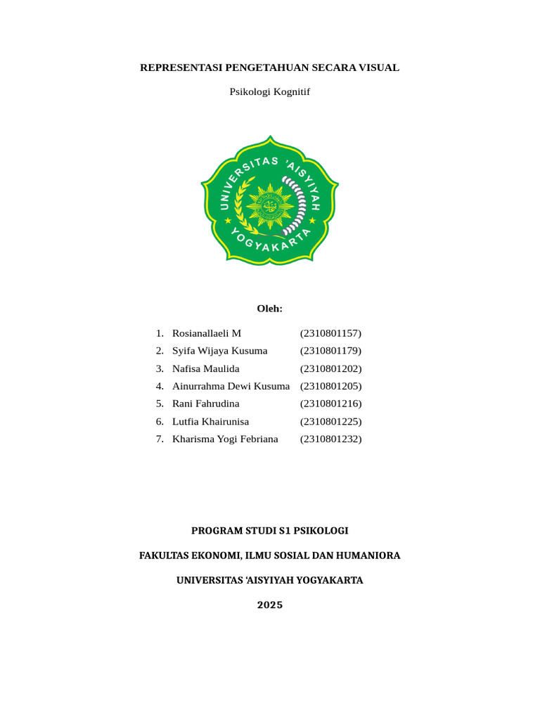 Arti dan Contoh Representasi Visual | PDF