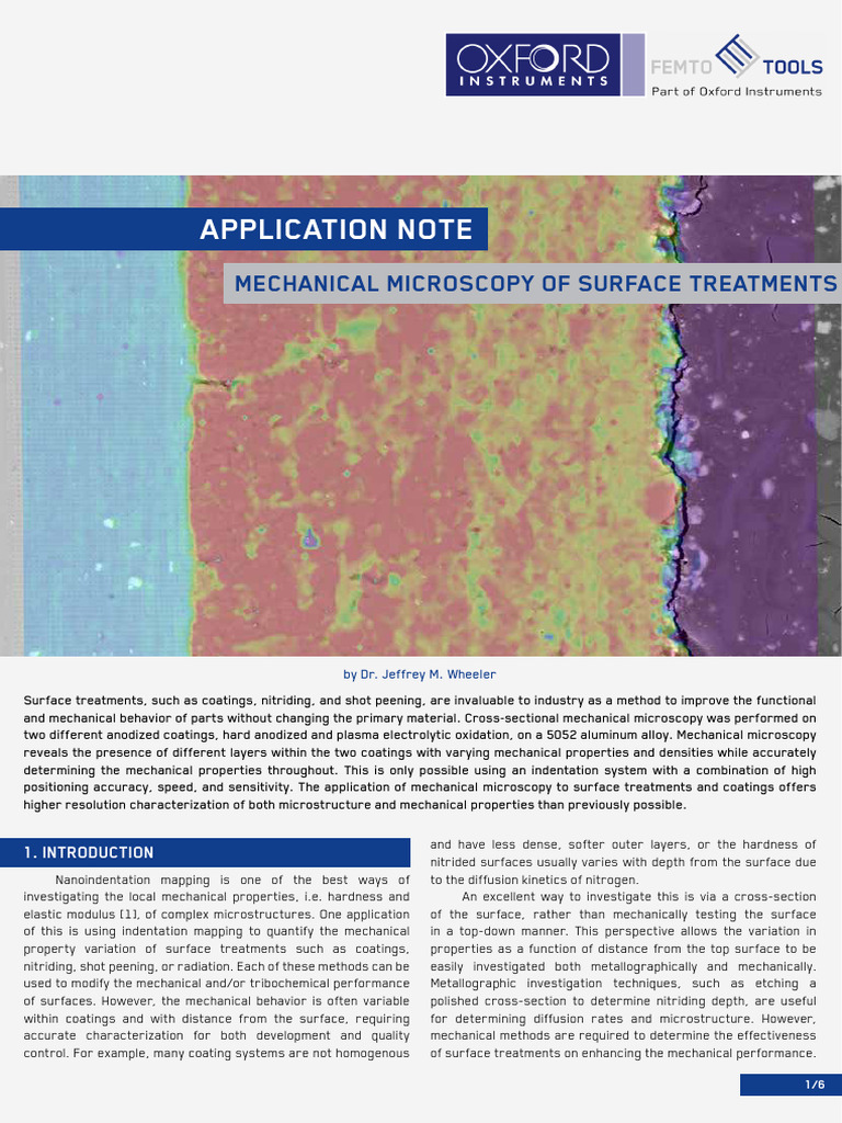 01 AppNote - Cross Sectional Mapping OI | PDF | Applied And Interdisciplinary Physics ...