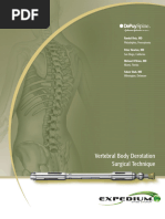 DEPUY SYNTHES - Expedium 5.5 | PDF | Vertebra | Screw