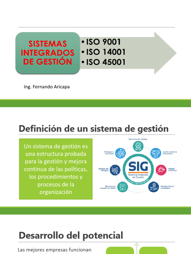 Introducción A Los SGI | PDF | Evaluación del ciclo de vida | Seguridad y salud ocupacional