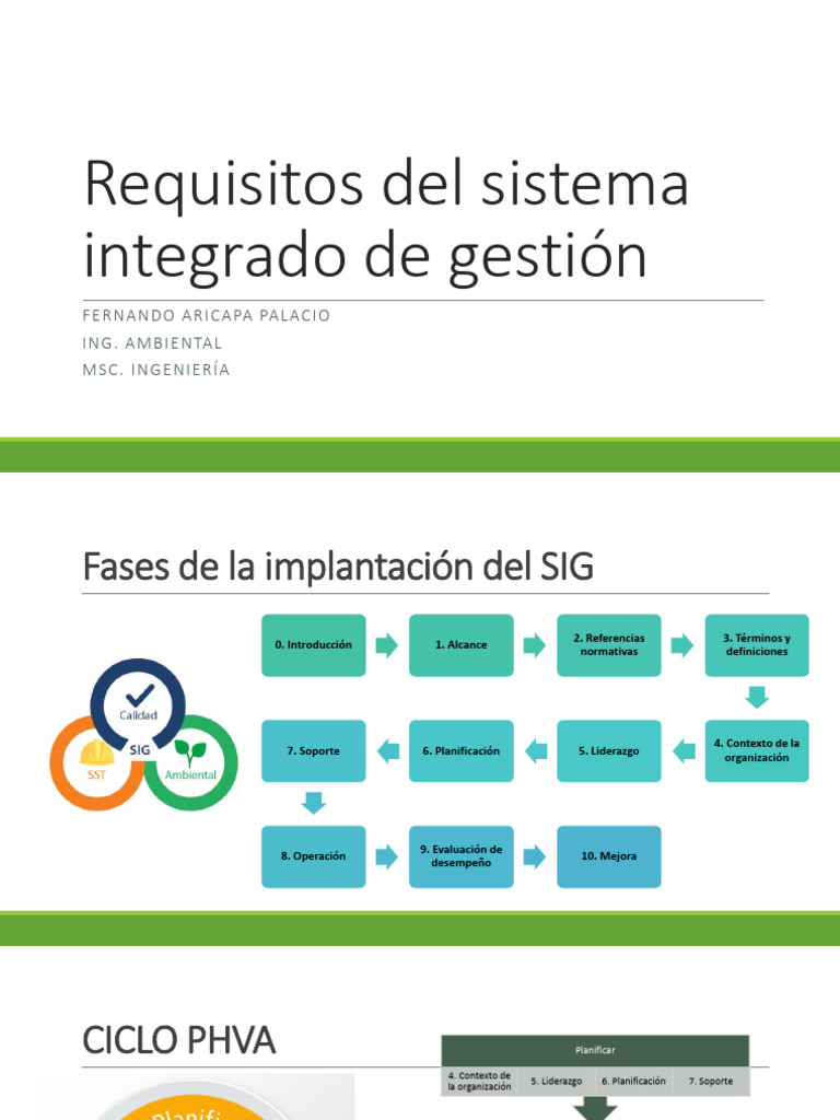 Requisitos Del SGI | PDF | Planificación