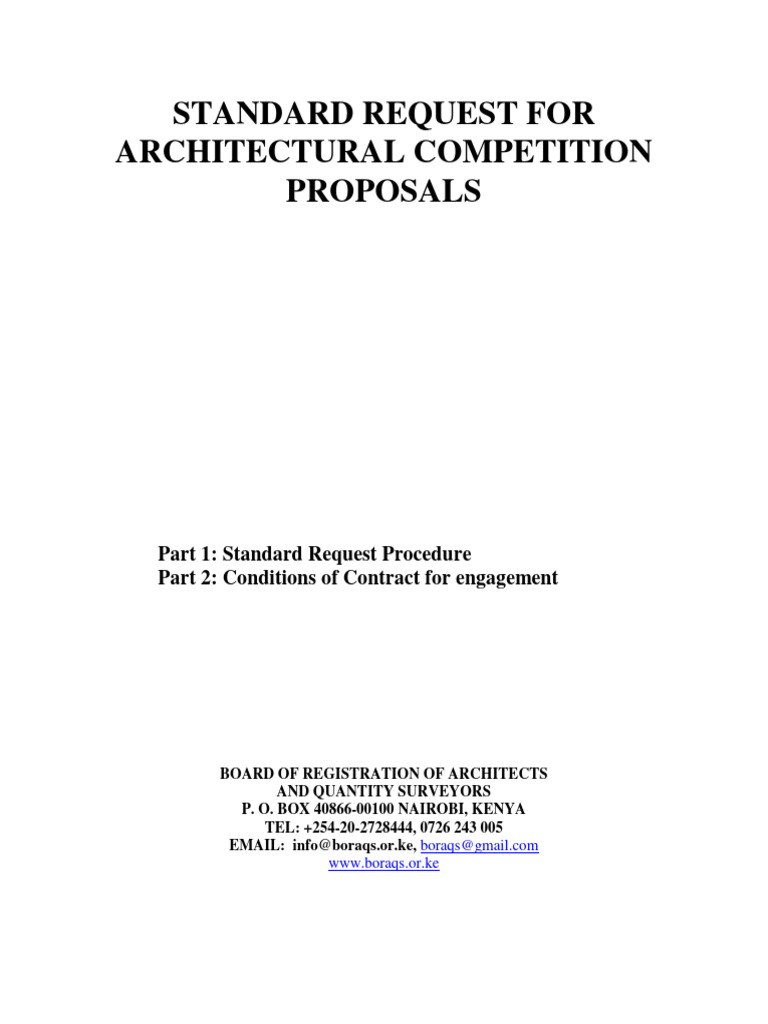 Standard Request For Proposals | PDF | Taxes | Evaluation