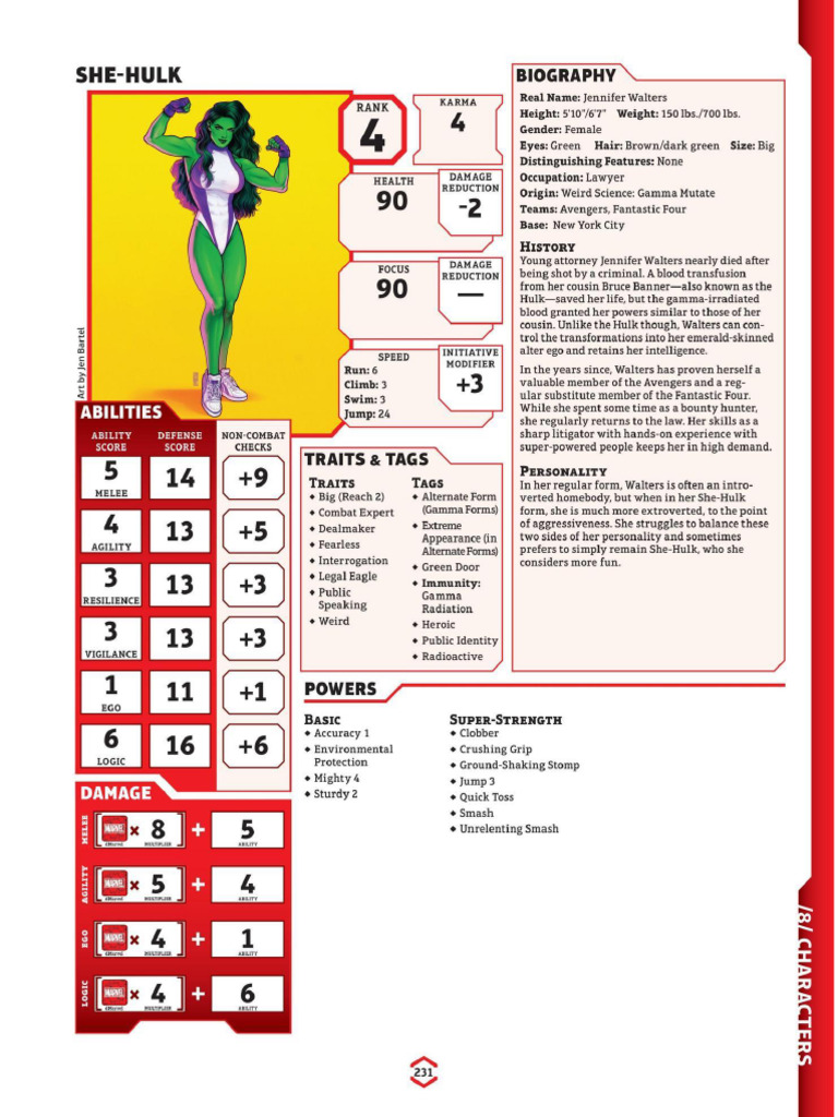 Marvel Multiverse RPG - Core Rulebook-Páginas-232 | PDF