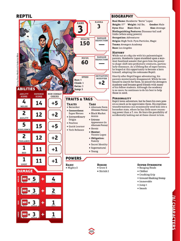 Marvel Multiverse RPG - Core Rulebook-Páginas-226 | PDF