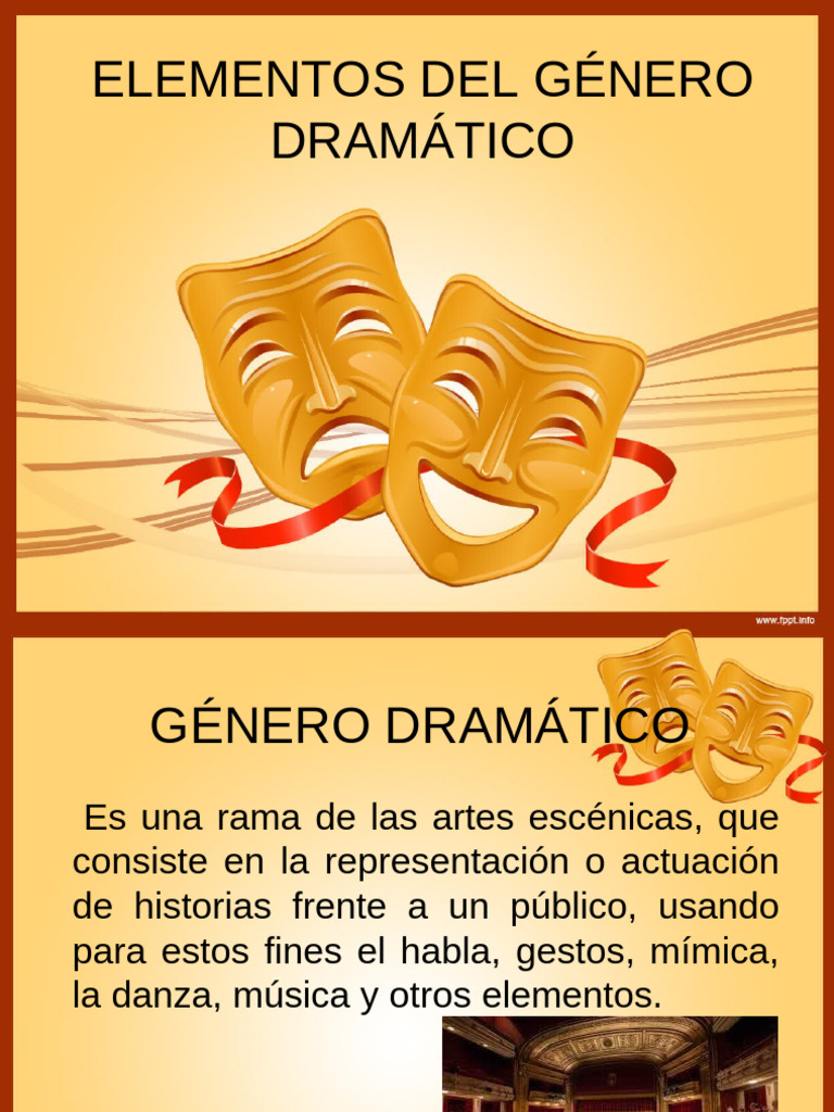 Elementos Del Género Dramático | PDF | Teatro