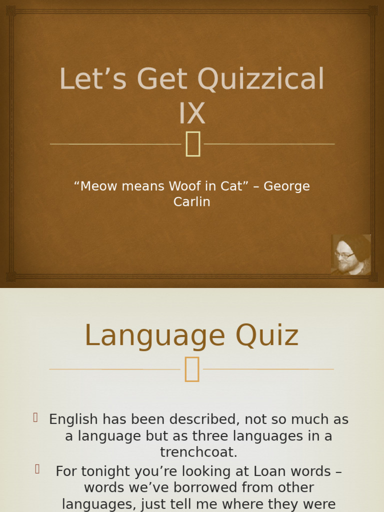 Let's Get Quizzical 10 - Multi Question Quiz | PDF