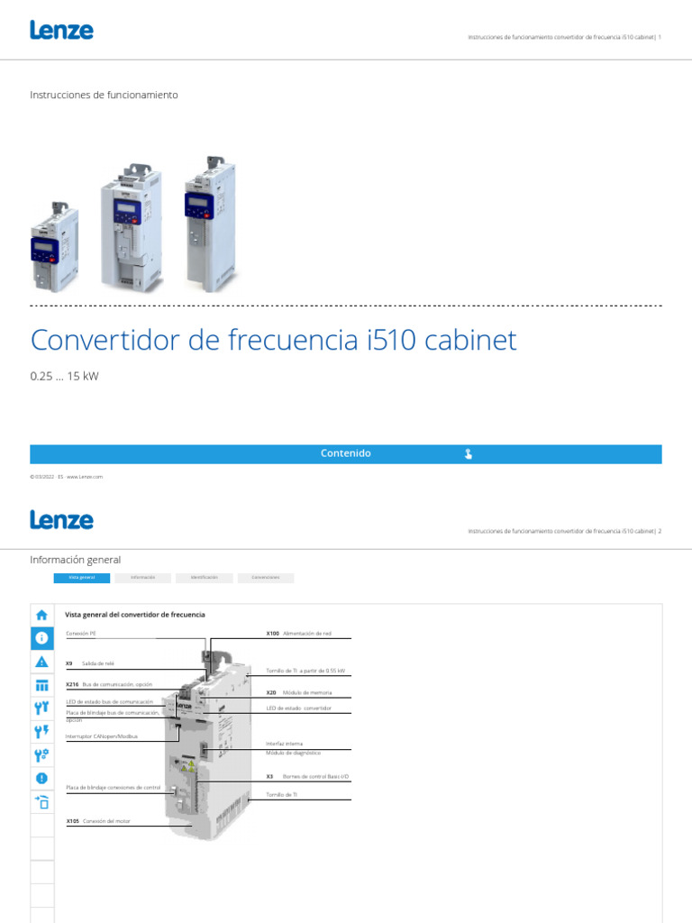 Manual Español Convertidor i510 | PDF | voltaje | Electricidad