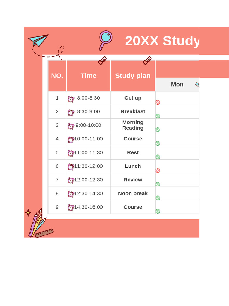 Study Time Management1 | PDF