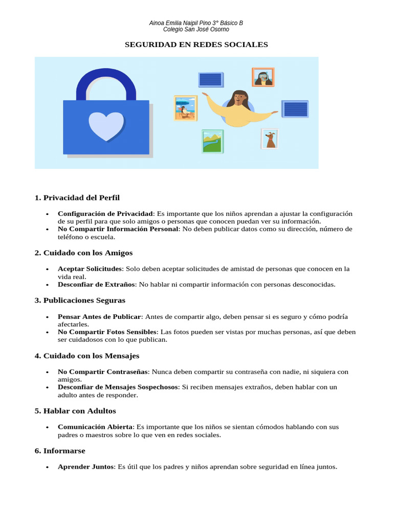 SEGURIDAD EN REDES SOCIALES | PDF
