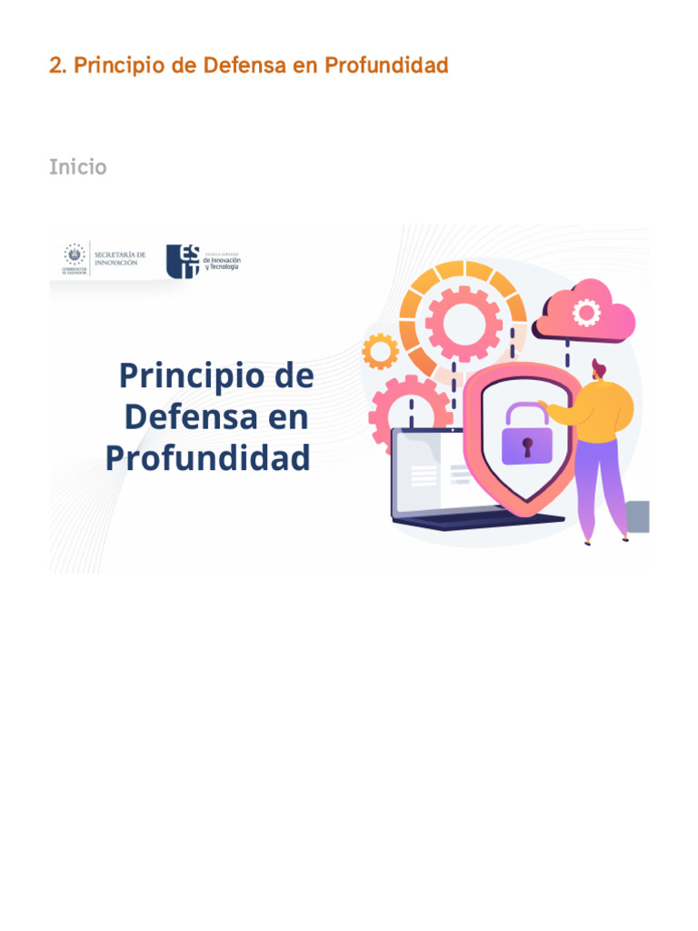 Principio de Defensa en Profundidad | PDF | La seguridad informática ...