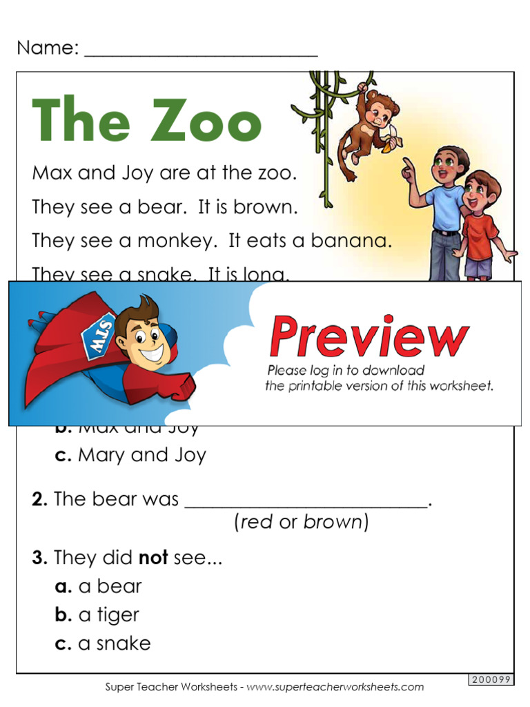 Max and Joy's Zoo Adventure | PDF