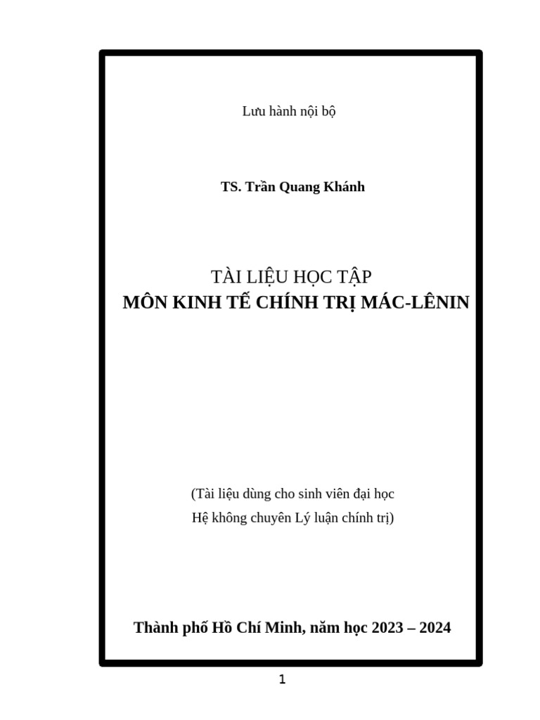 SV KTCT Bai Giang - Tu Luan - Trac Nghiem | PDF