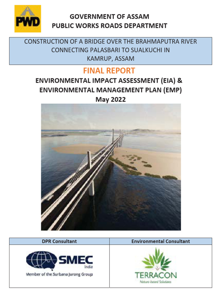 Adhithya - Bridge Construction EIA Report | PDF