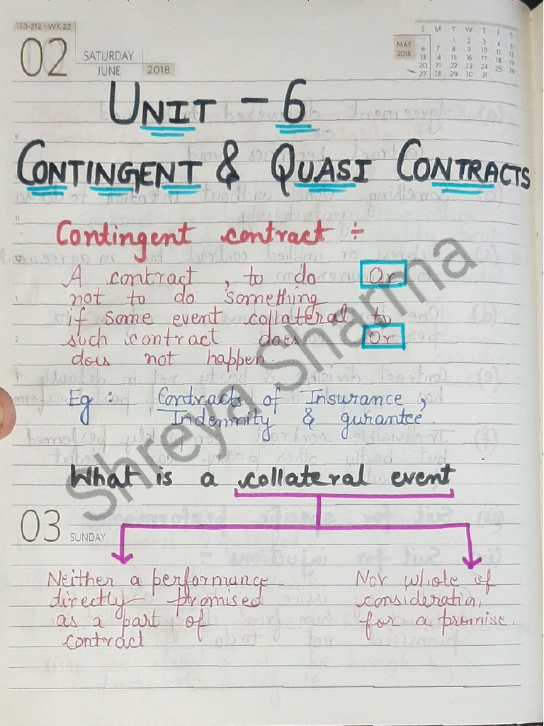 ICA Unit 6 (Shreya Sharma) CA Foundation | PDF
