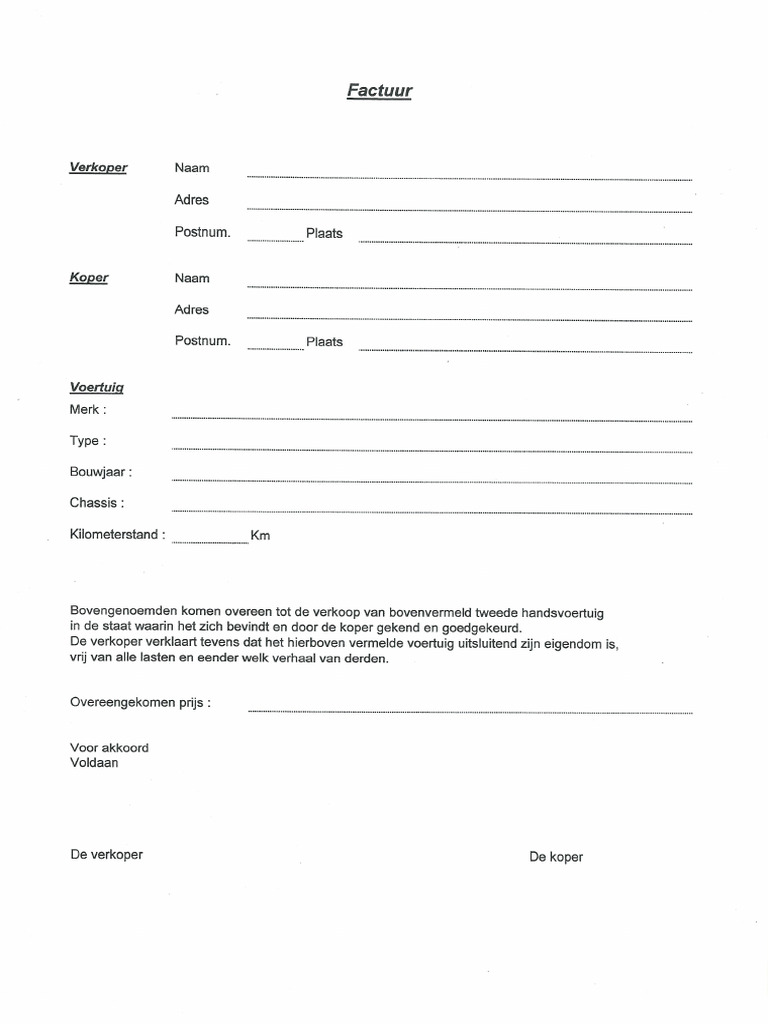 Blanco Factuur | PDF
