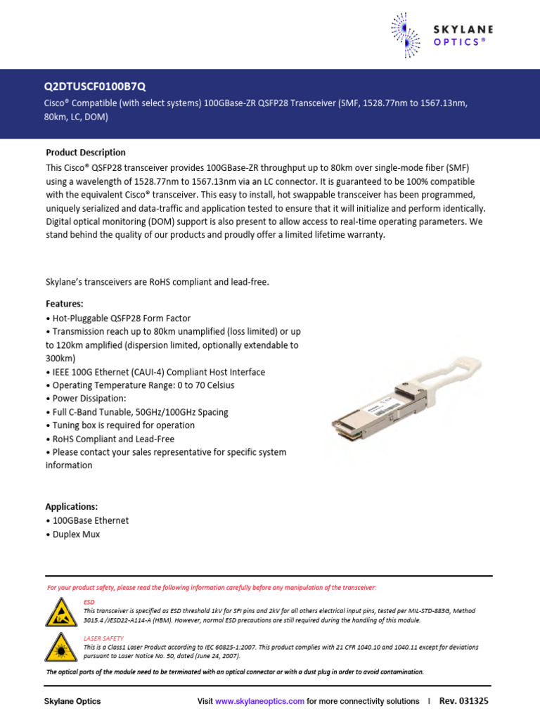 Q2DTUSCF0100B7Q Datasheets EN | PDF | Electrical Engineering | Computer Engineering