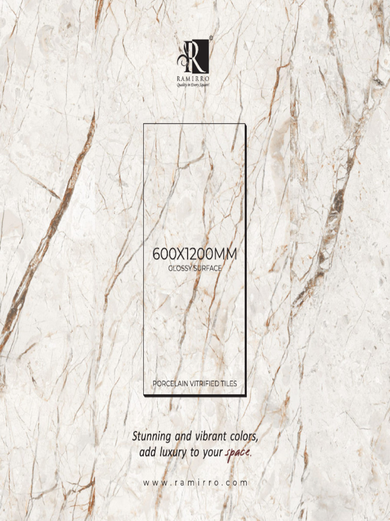 600x1200 - PORCELAIN VITRIFIED TILES - GLOSSY | PDF