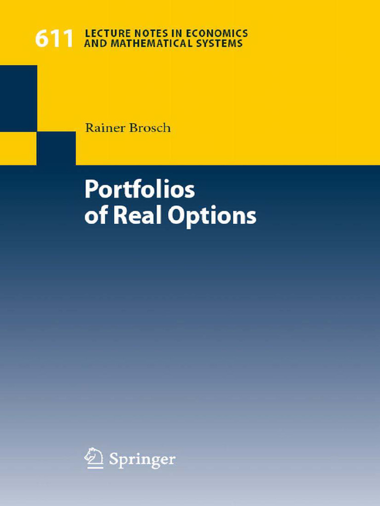 Valuing Real Options Portfolios | PDF | Modern Portfolio Theory ...