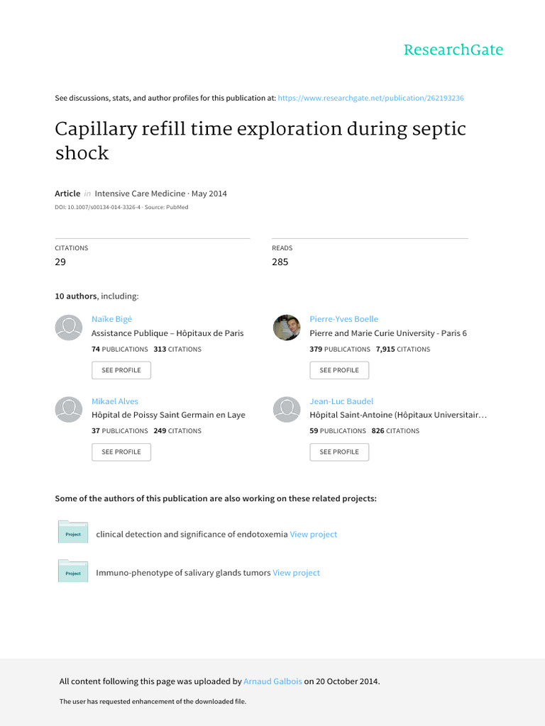 Ait_Oufella 2014_Capillary refill time exploration during septic shock ...