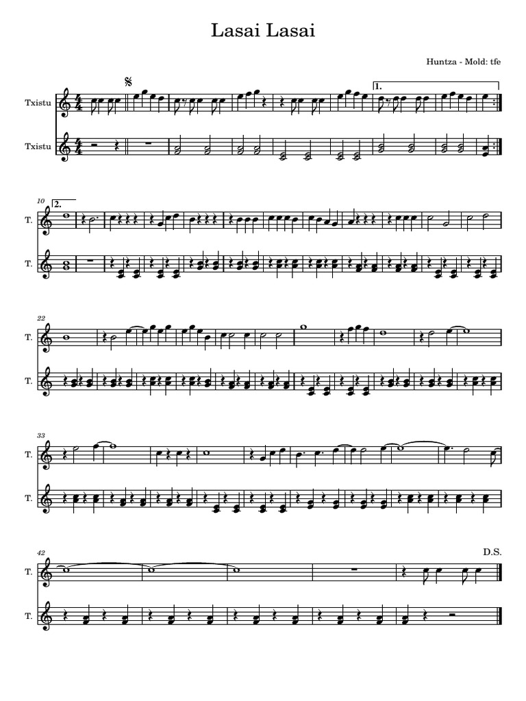 Lasai Lasai | PDF