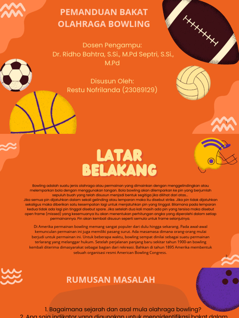 Identifikasi Bakat dalam Olahraga Bowling | PDF