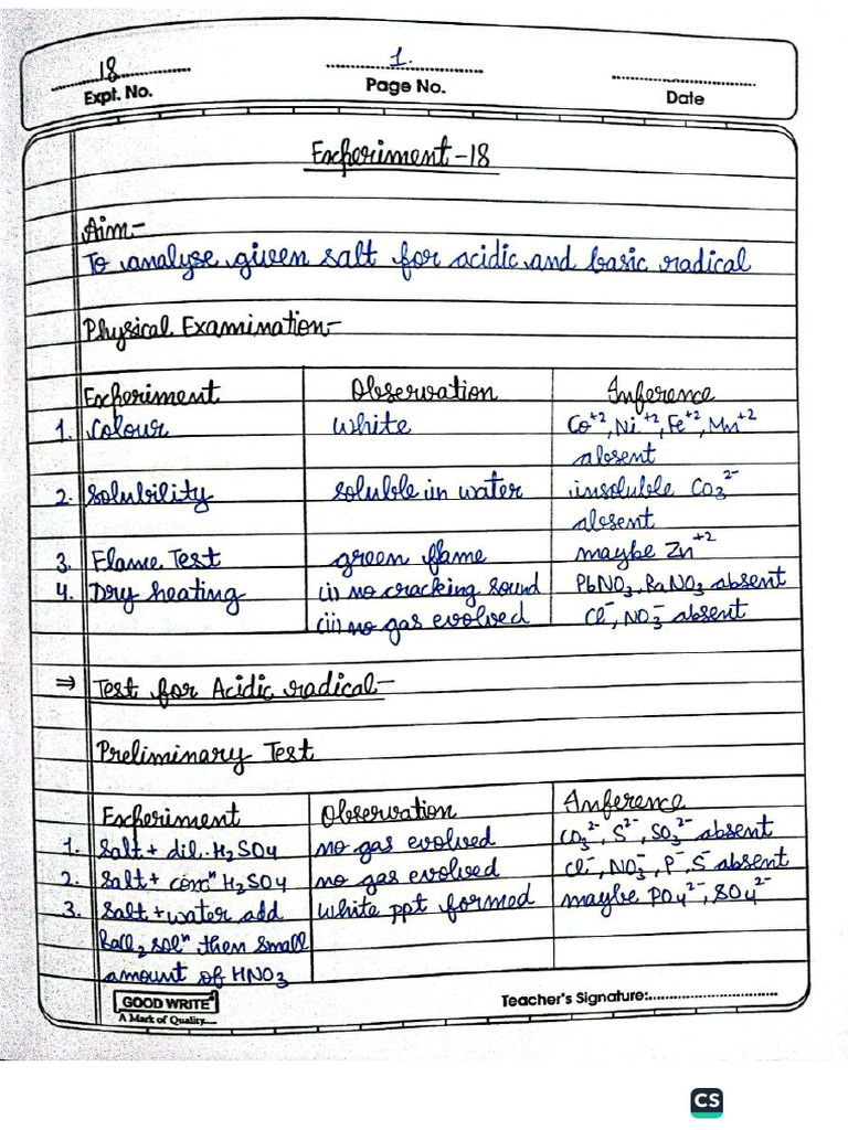 Practical Chemistry | PDF