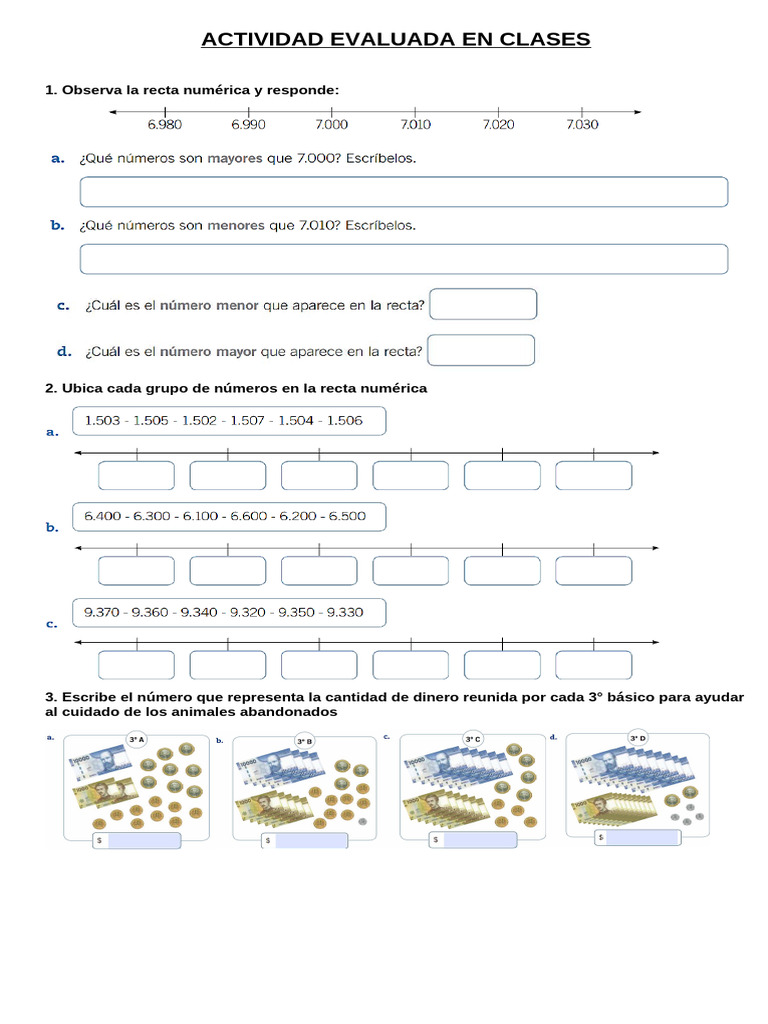 Actividad Evaluada Matemática | PDF