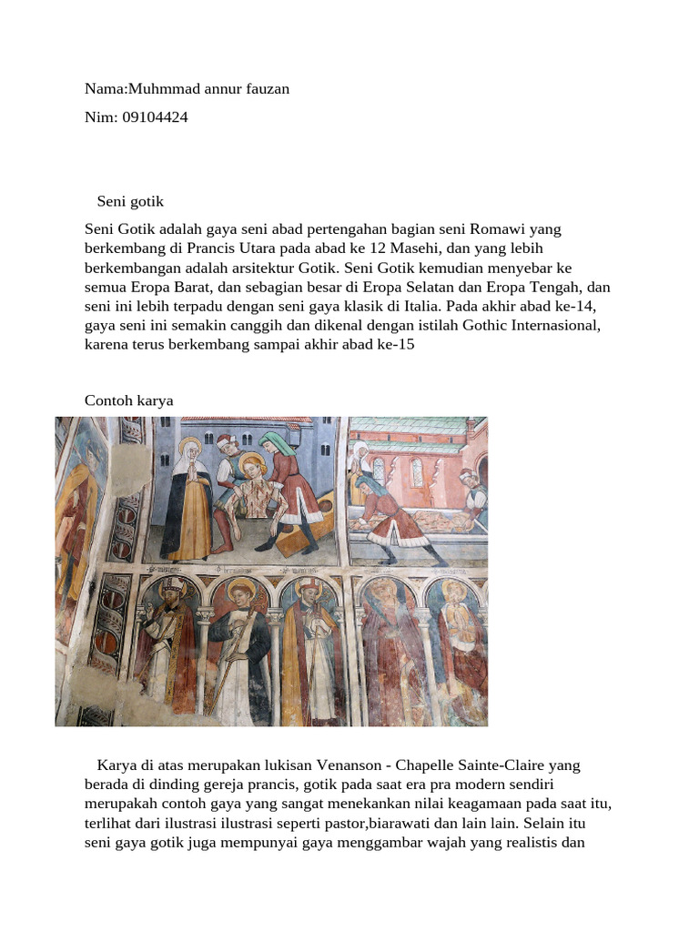 Seni Gotik | PDF