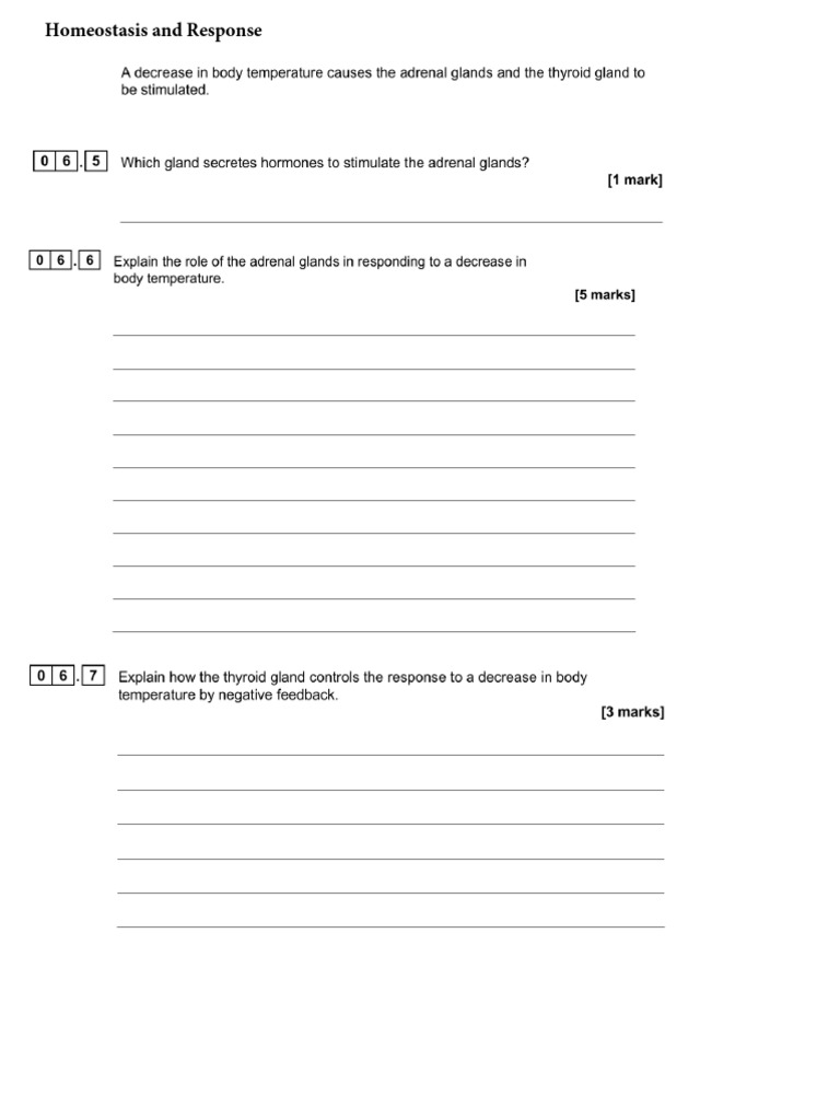 Biology Paper 2 Essential Questions 25-05-25 | PDF