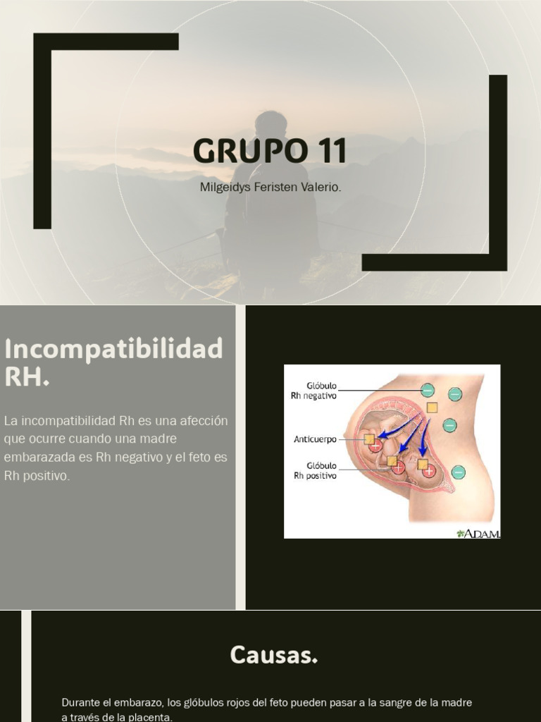 Incompatibilidad RH | PDF | El embarazo | Especialidades Medicas