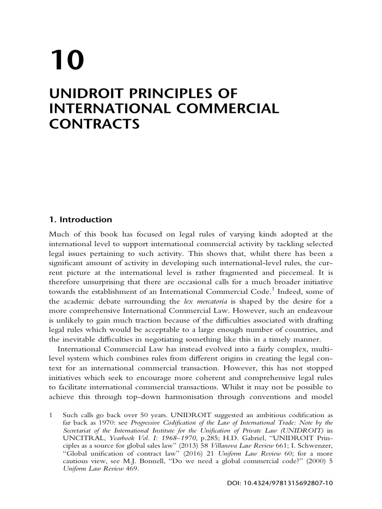 UNIDROIT Principles of International Commercial Contracts - 25 - 03 ...