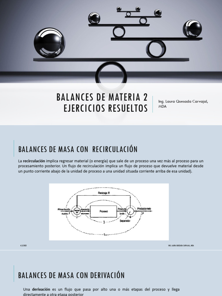 Ejercicios Resueltos de Balance de Masa | PDF | Flujo | Masa