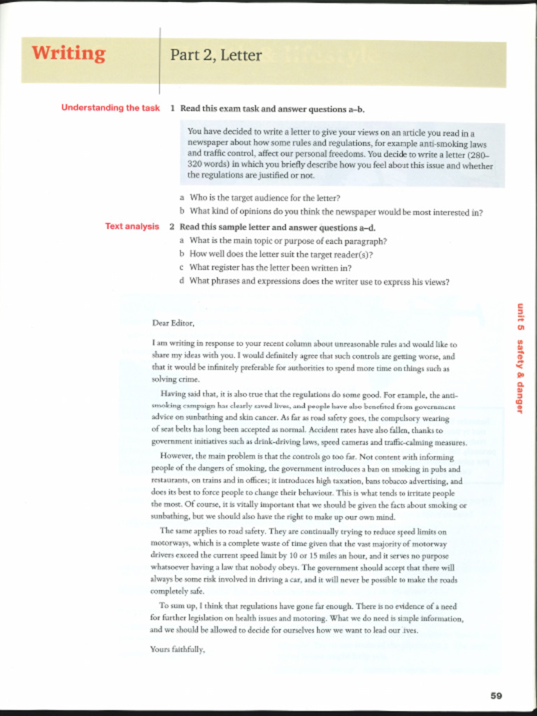 Module 2 Writing A Letter Example-3 | PDF