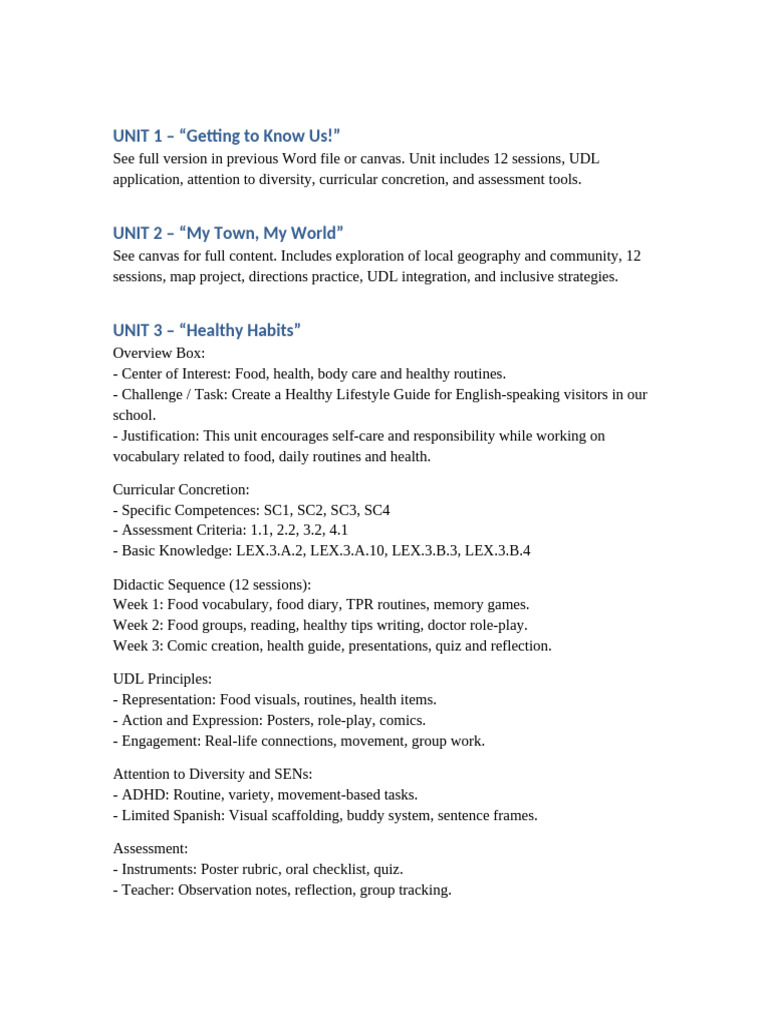 Engaging Curriculum Units for Diverse Learners | PDF | Cognition | Learning