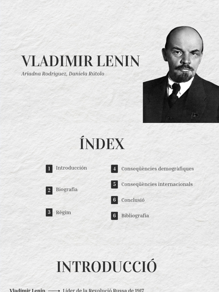Vladimir Lenin | PDF
