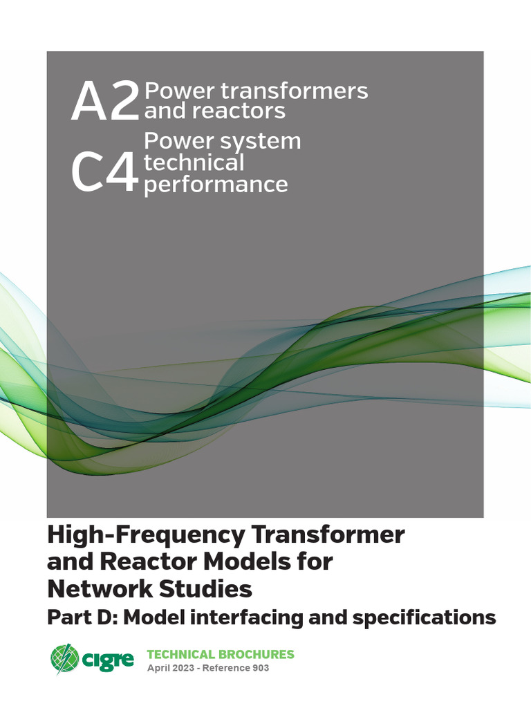 (903) High-Frequency Transformer and Reactor Models for Network Studies ...