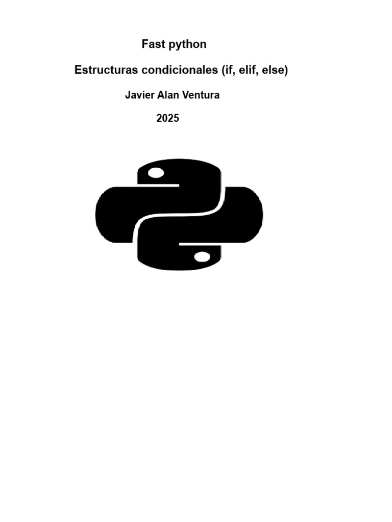Condicionales If Elif Else | PDF | Python (lenguaje de programación ...