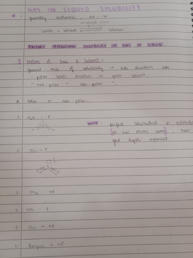 Solution and Colligative Property Jee Notes Part 1 | PDF | Homogeneous ...