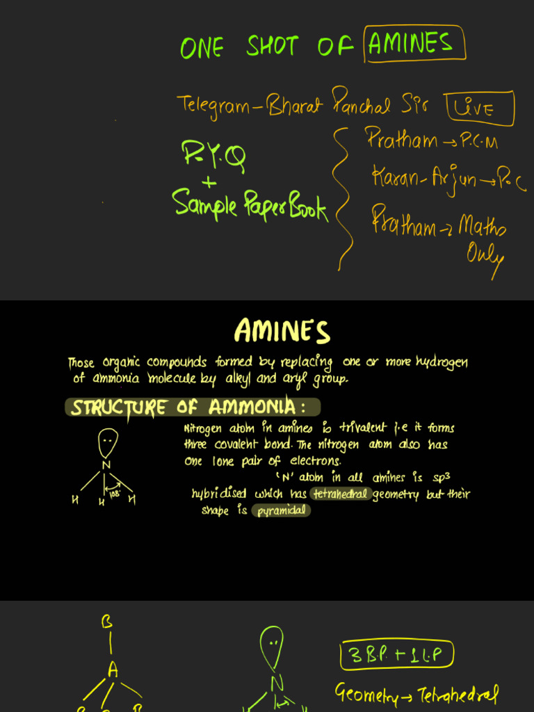 Amines One Shot | PDF