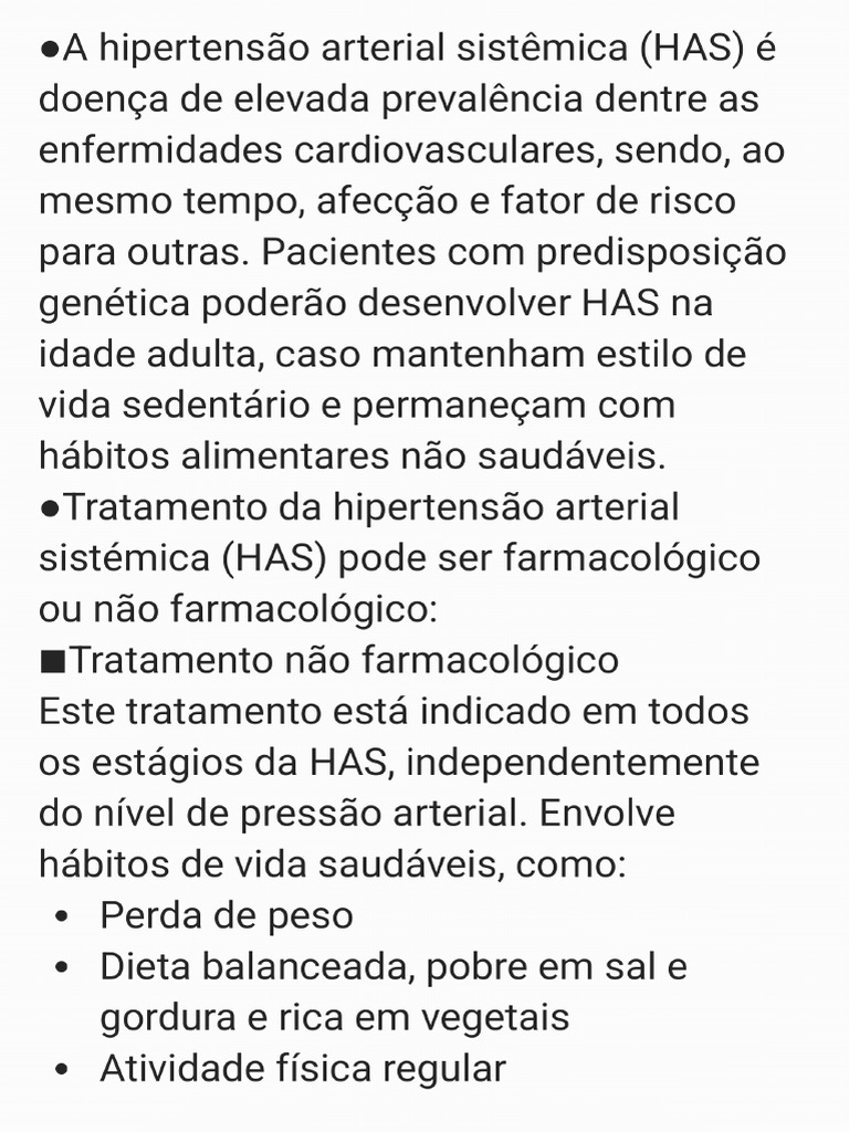 Hipertensão Arterial Sistemica - 240709 - 154747 | PDF