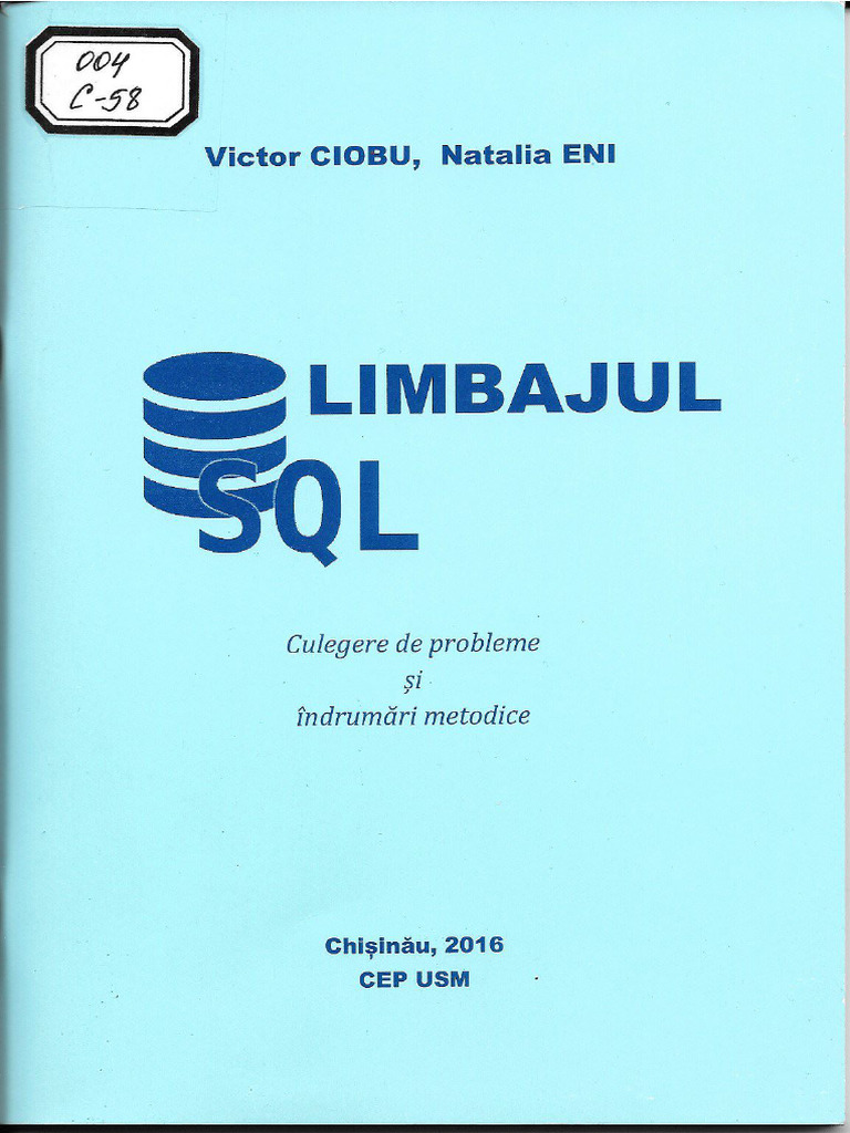 Limbajul SQL Carte | PDF