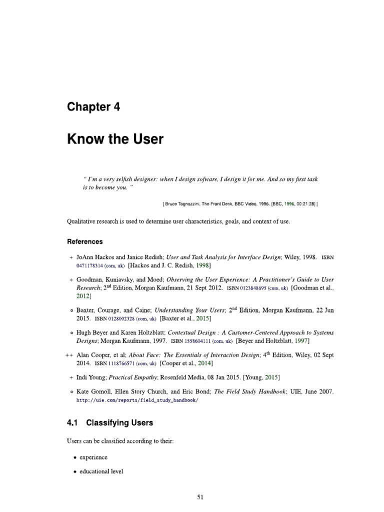 05 - Know The User | PDF