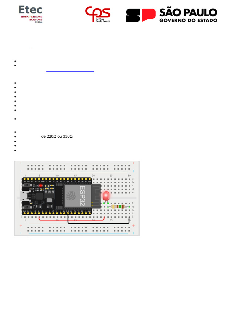Sistemas Embarcados - Prática 9 - ESP32 - Bluetooth - MIT App Inventor | PDF