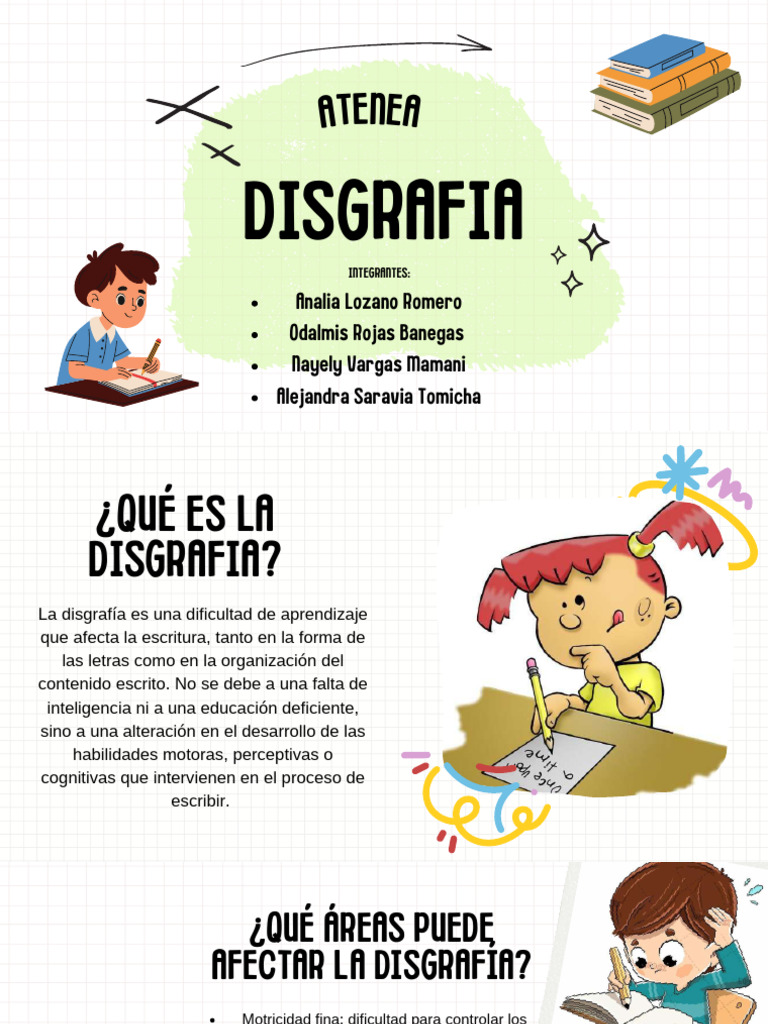 Disgrafia PDF | PDF | Aprendizaje | Cognición