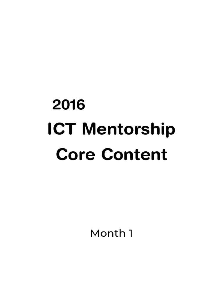 ICT 2016 Month 1 Transcript (No Border) | PDF | Money | Prices